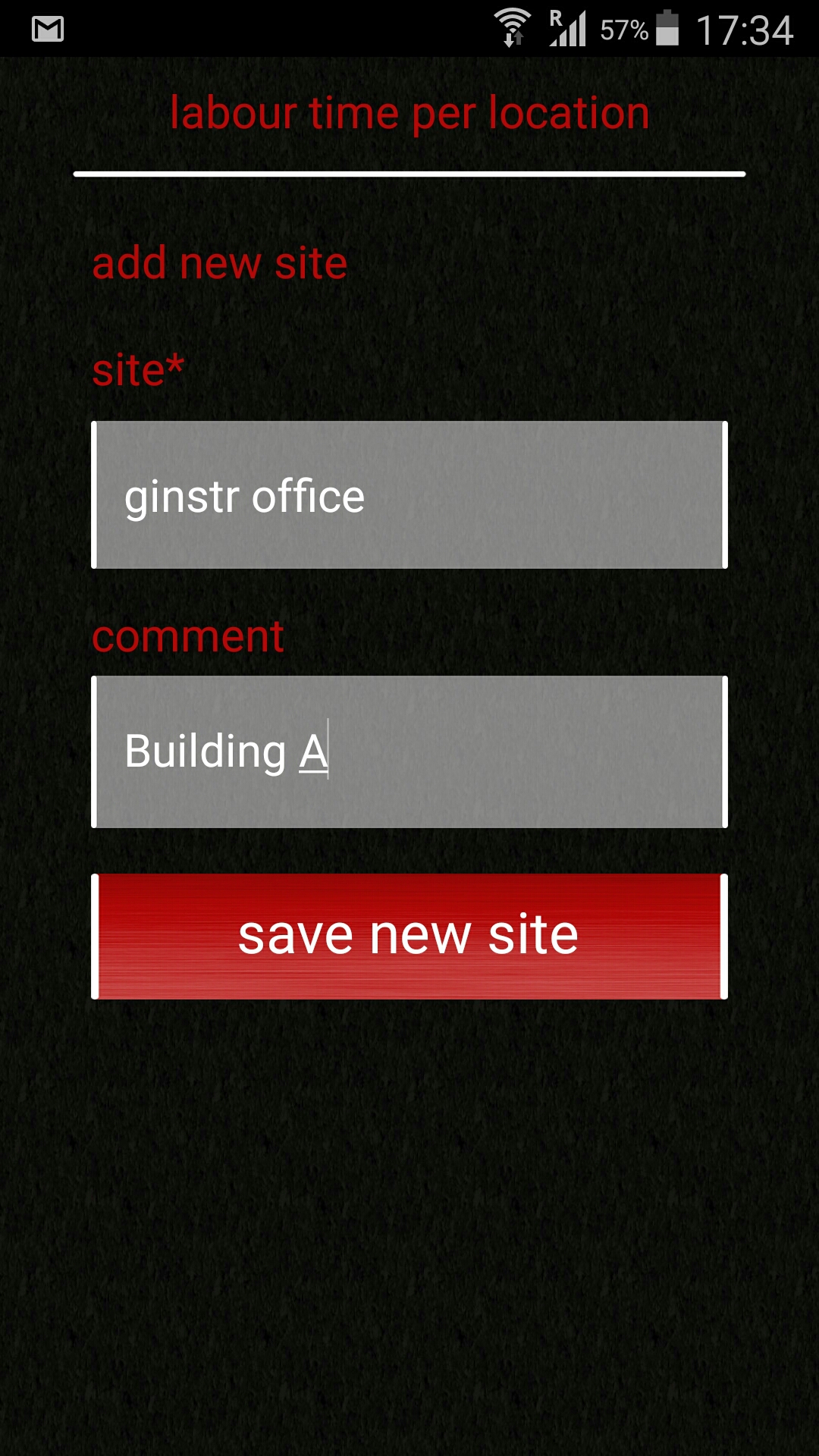Labour Time Per Location | Improving work efficiency- Android App ...