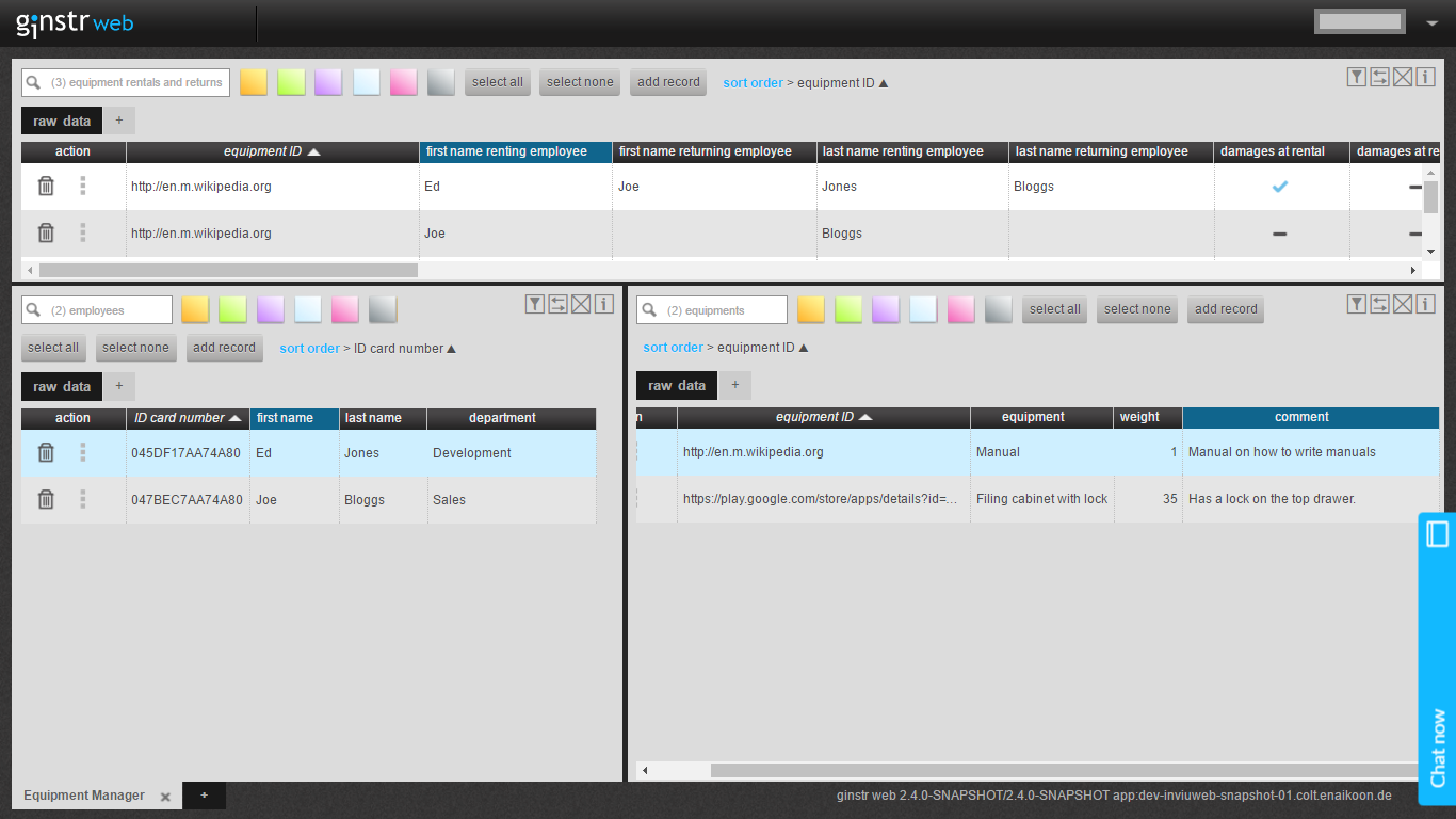 Equipment Manager | Efficiency in hire processes - Android App | ginstr ...