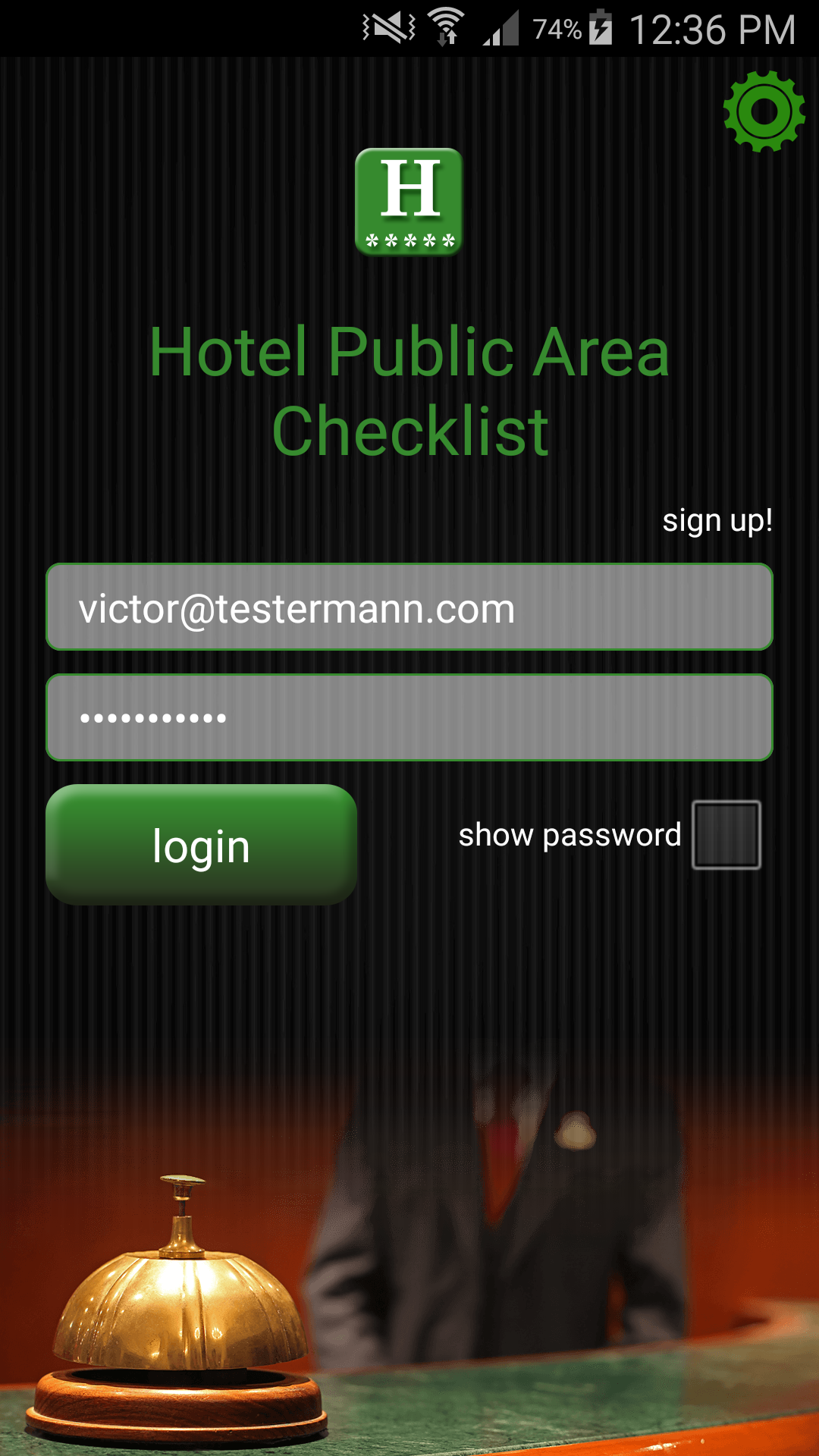 Hotel Public Area Checklist | Task inspection report - Android App ...