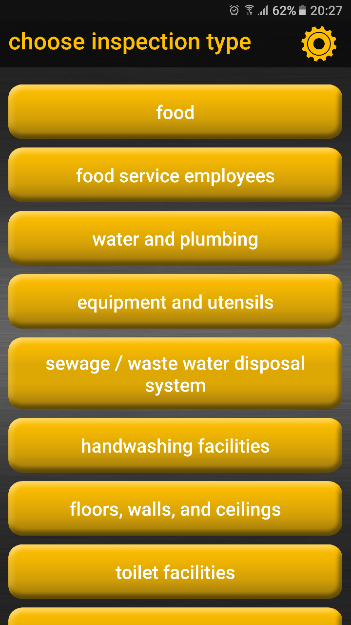 Kitchen Self Inspection Checklist | Hygiene control- Android App ...