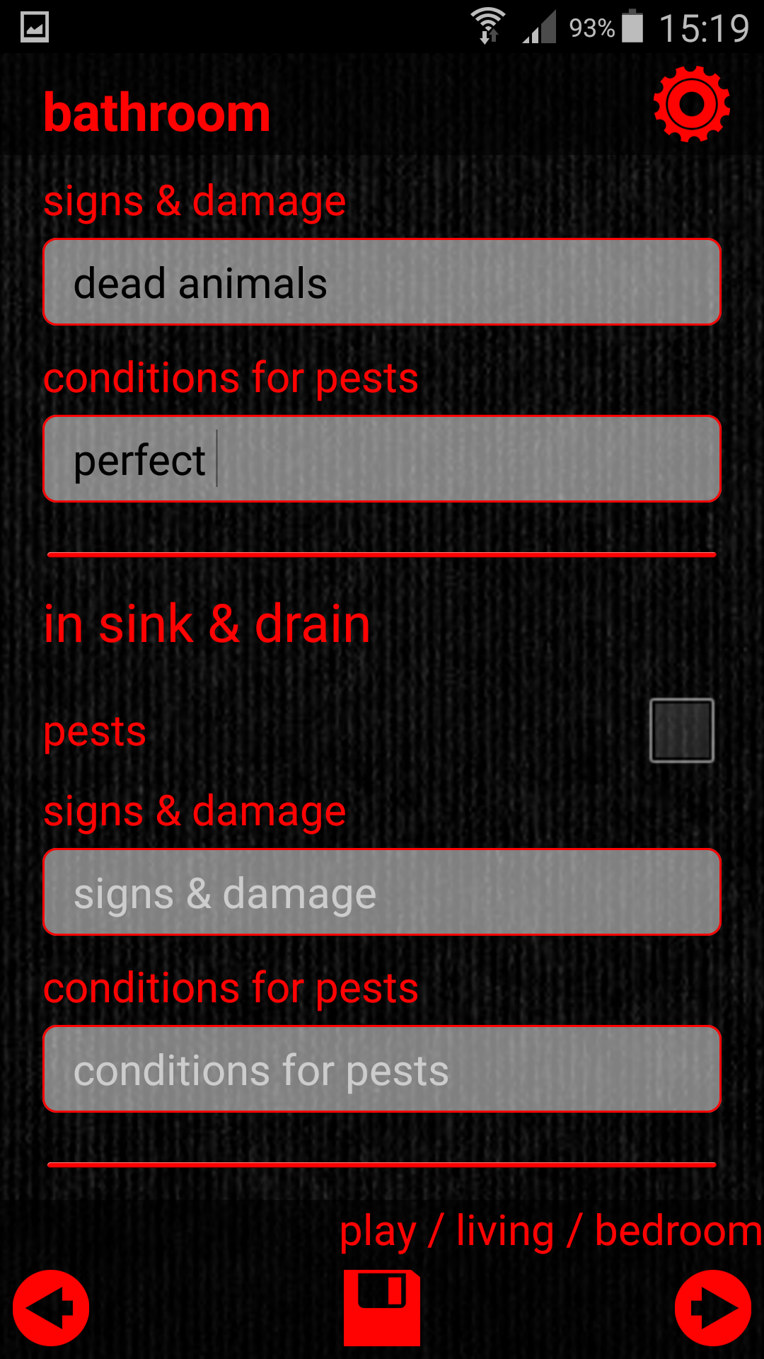 Pest Control Inspection Report | Routine Inspection - Android App ...