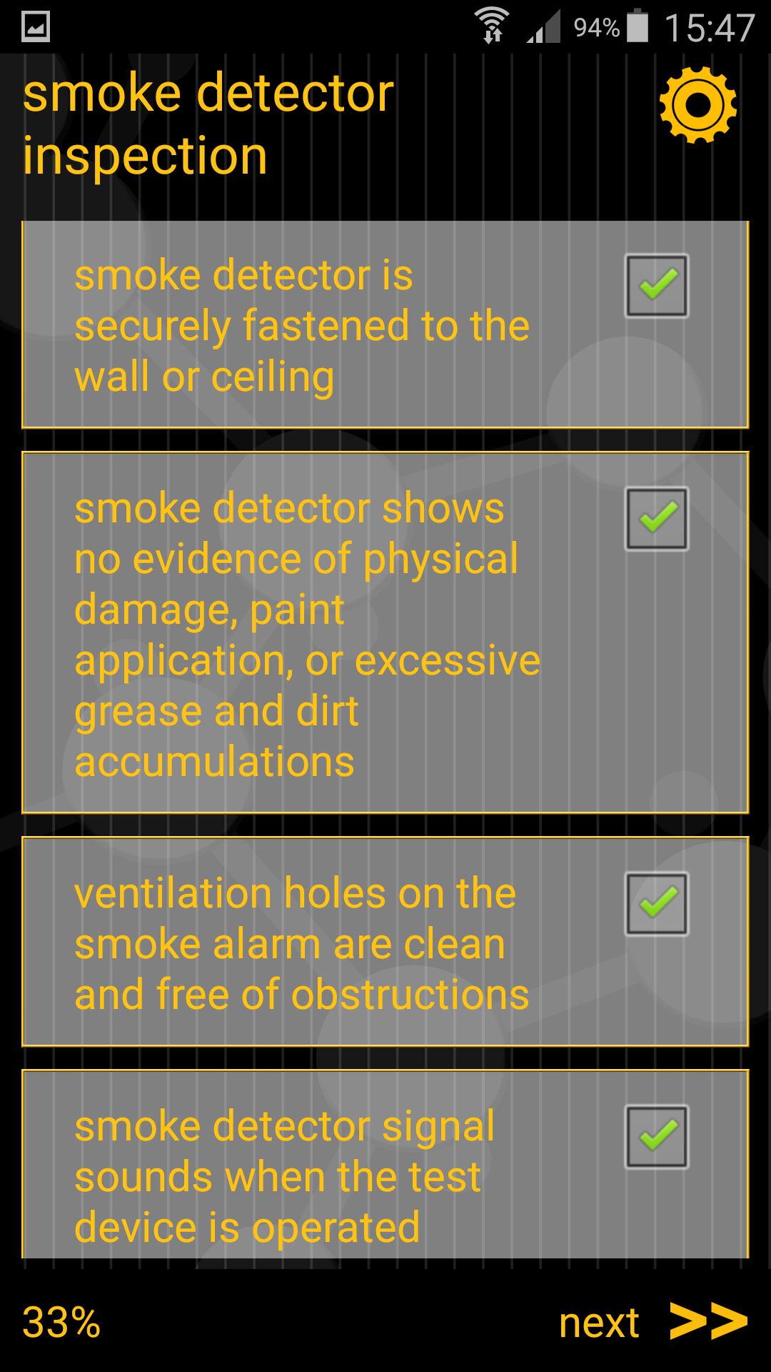 Smoke Detector Inspection | Tool for improving safety - Android App ...