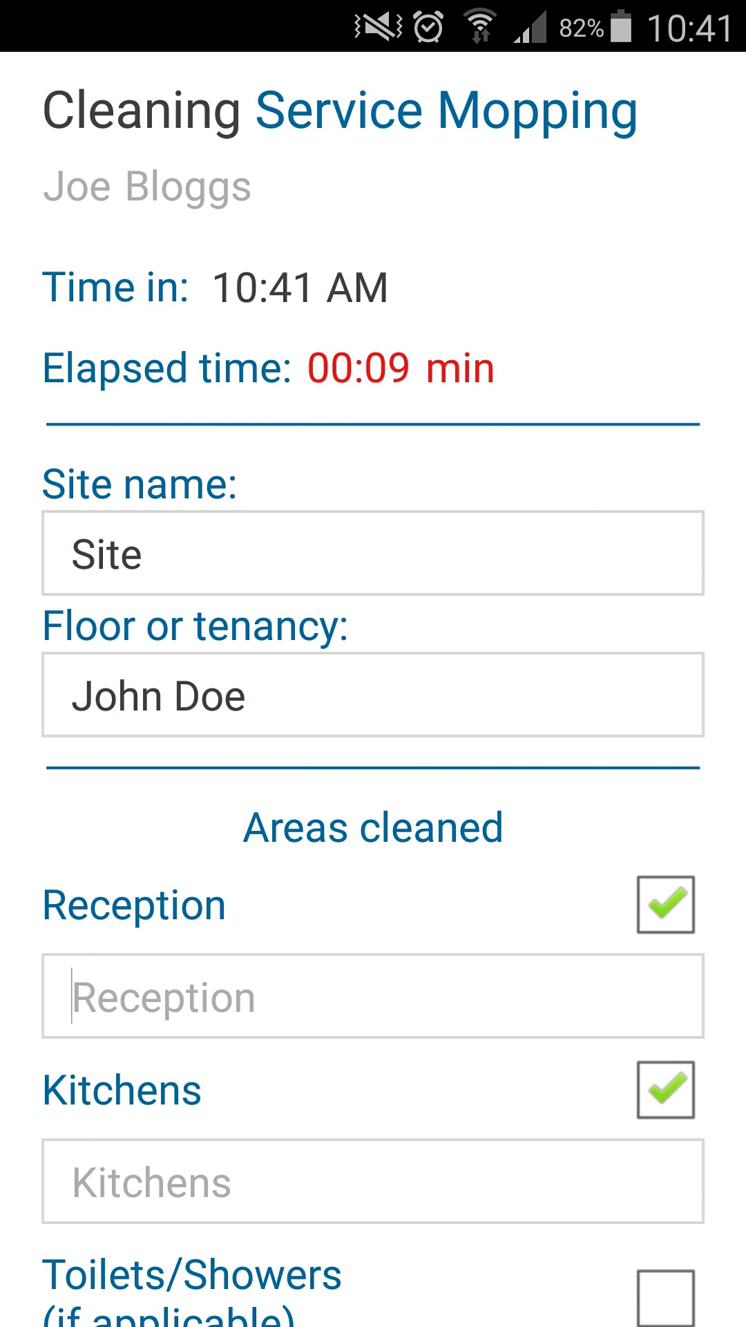 Toilet Cleaning Checklist | Cleaning task report - Android App | ginstr ...