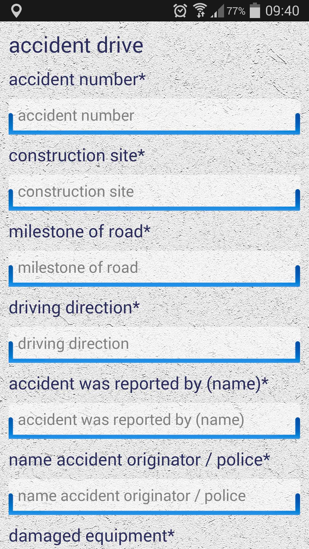 Road Safety Checklist | Checking road sign conditions - App | ginstr ...