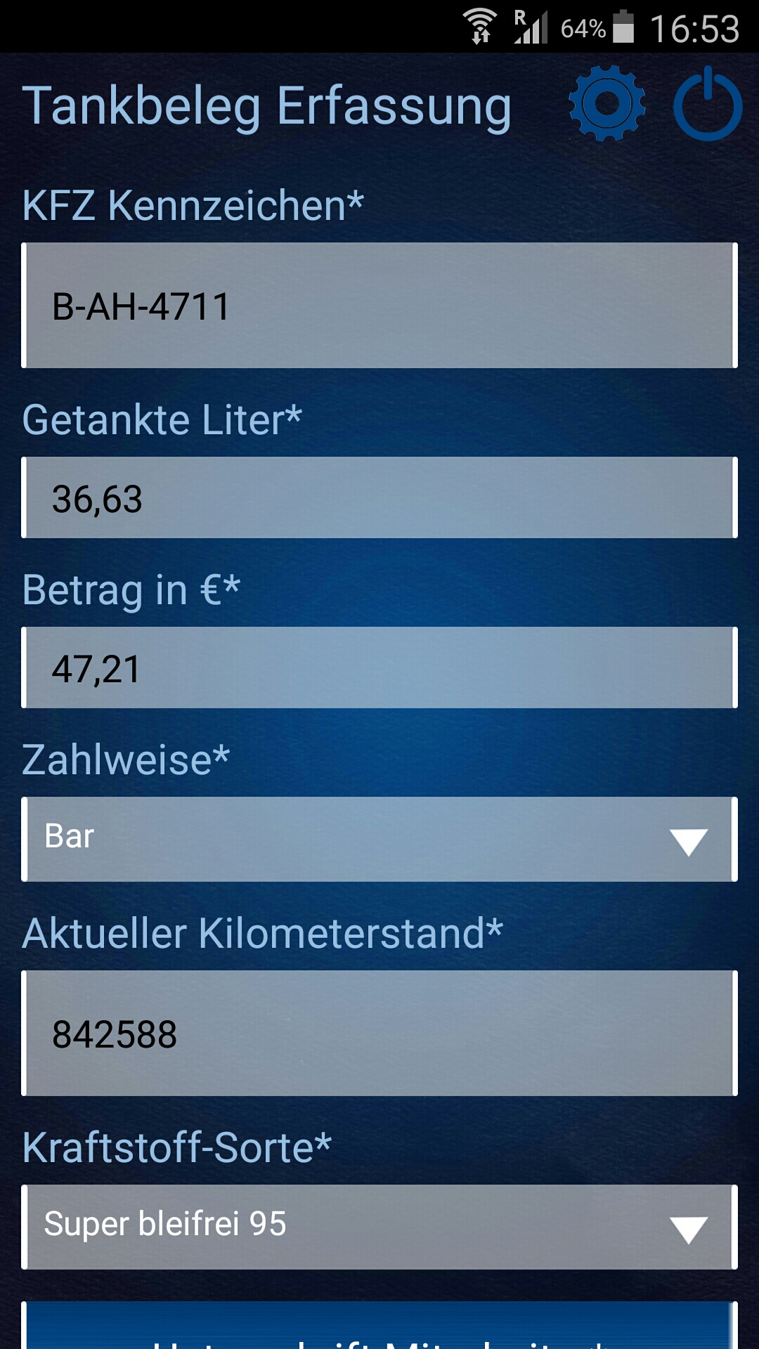 Tankbeleg Erfassung - ginstr.com - ginstr.com